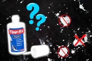 How Do You Get Tipp-Ex Out of Clothes?