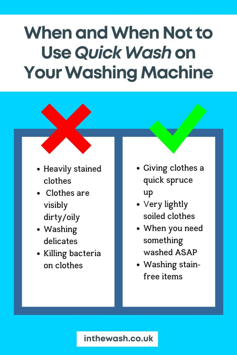 Quick Wash vs Normal Washing Machine Cycle - When to Use Each