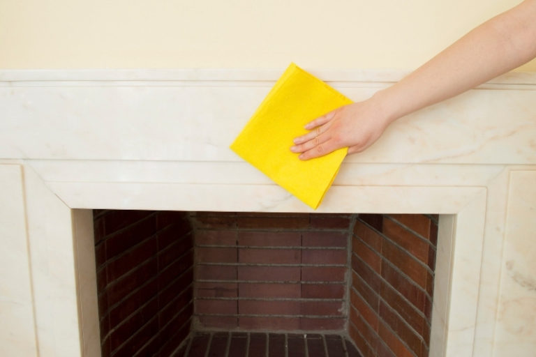 How to Clean a Stone Fireplace