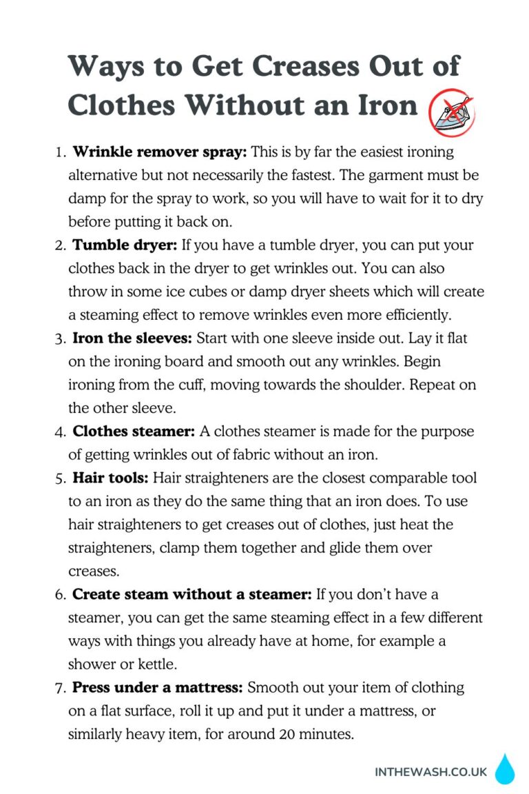 How to Get Creases Out of Clothes Without an Iron