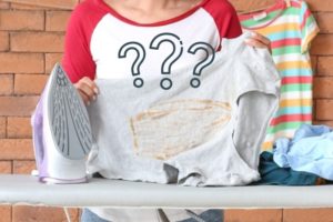 How to Get Iron Marks and Stains Out of Clothes