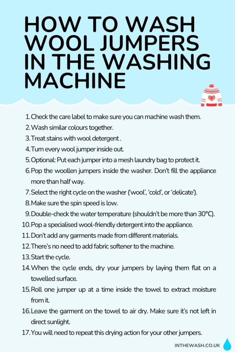 How to Wash Wool Jumpers in the Washing Machine