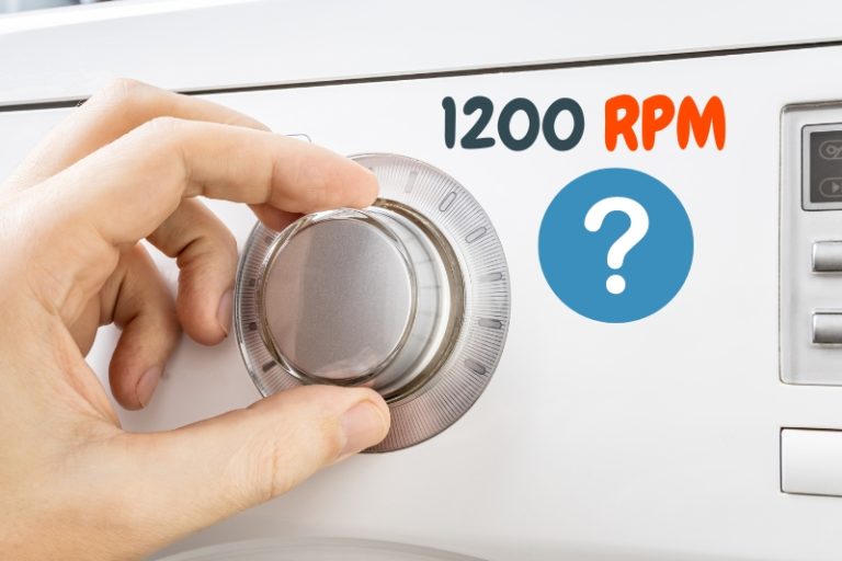 Is 1200 RPM Good for a Washing Machine?