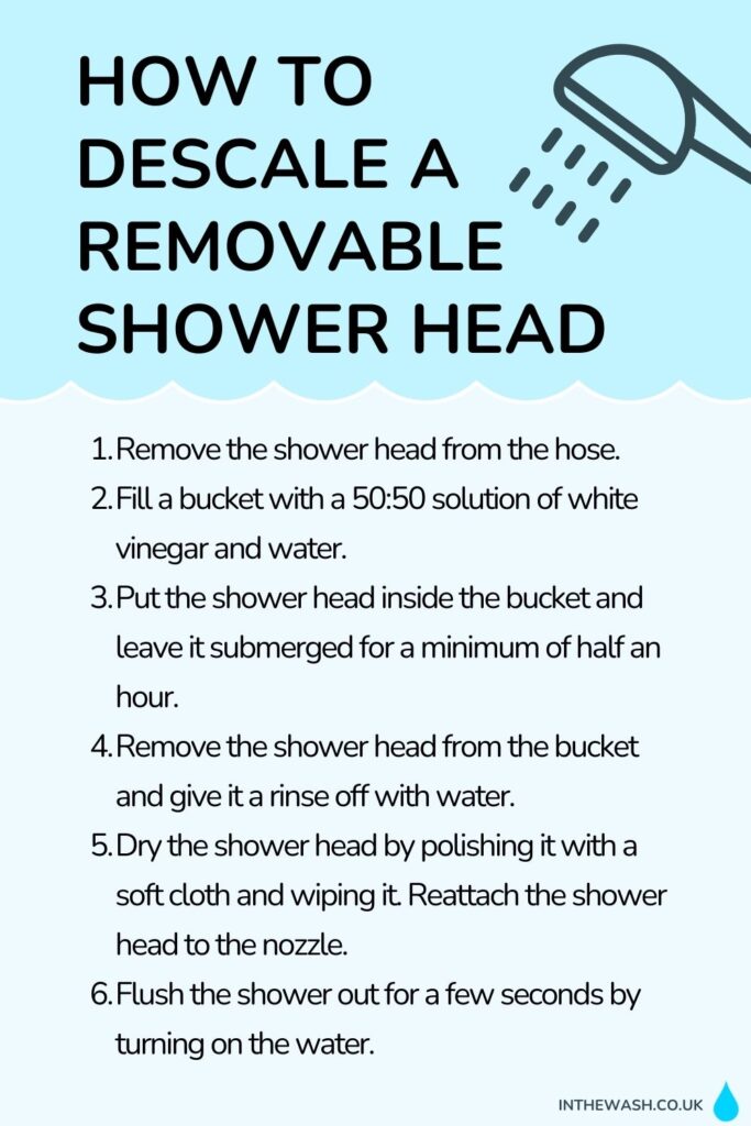 How to Descale a Shower Head