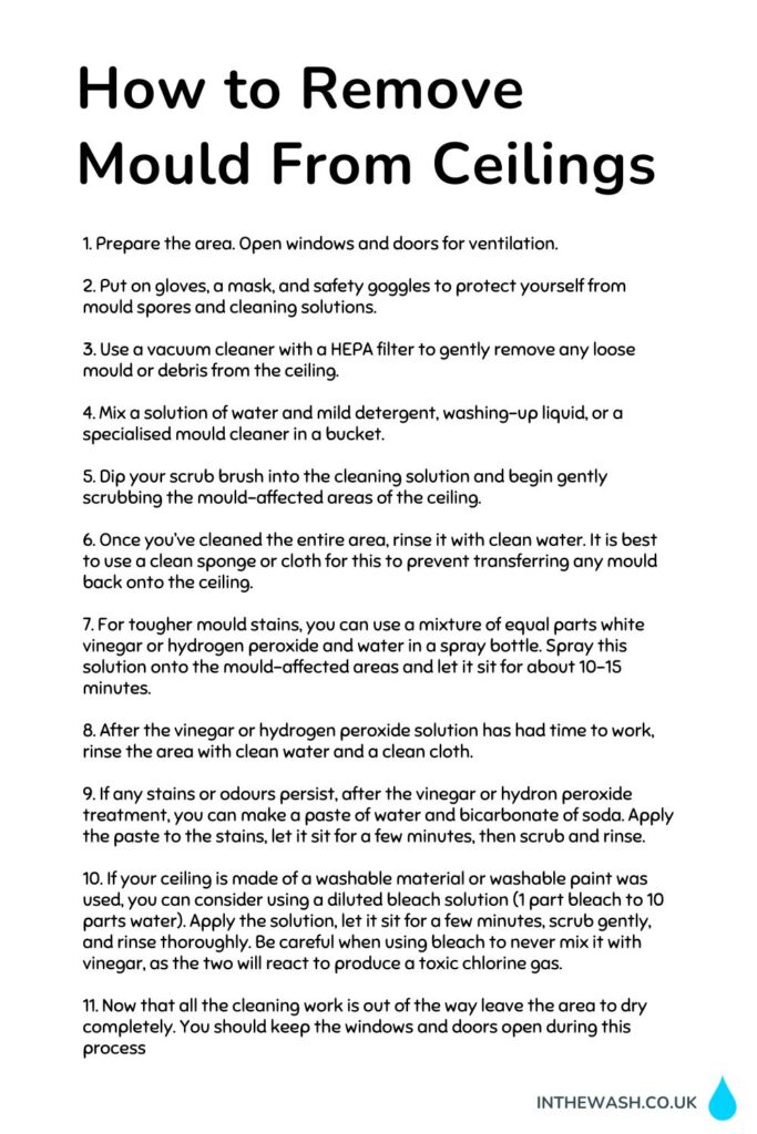 How to Remove Mould from a Bathroom Ceiling