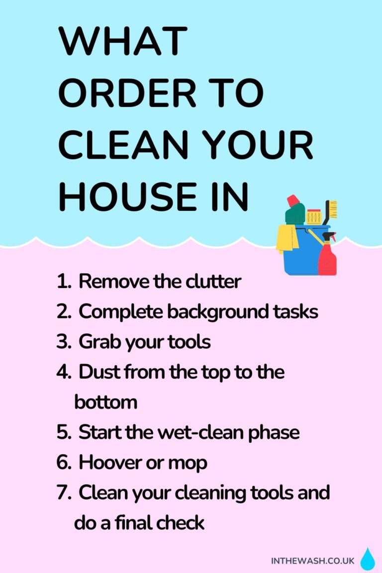 In What Order Should You Clean Your House?