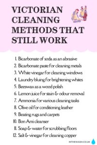12 Victorian Cleaning Methods That Still Work