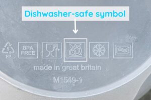 What's the "Not Dishwasher Safe" Symbol in the UK?