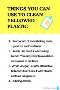 How to Clean Yellowed Plastic