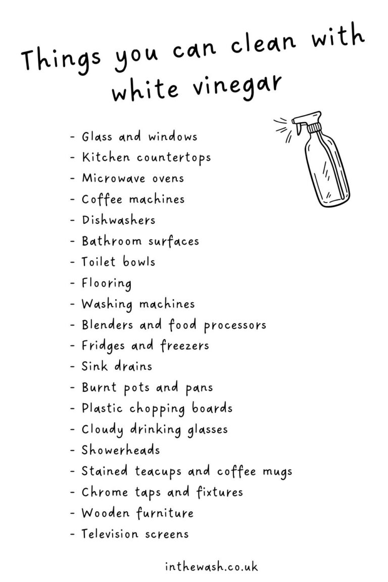 20 Things You Can Clean with White Vinegar