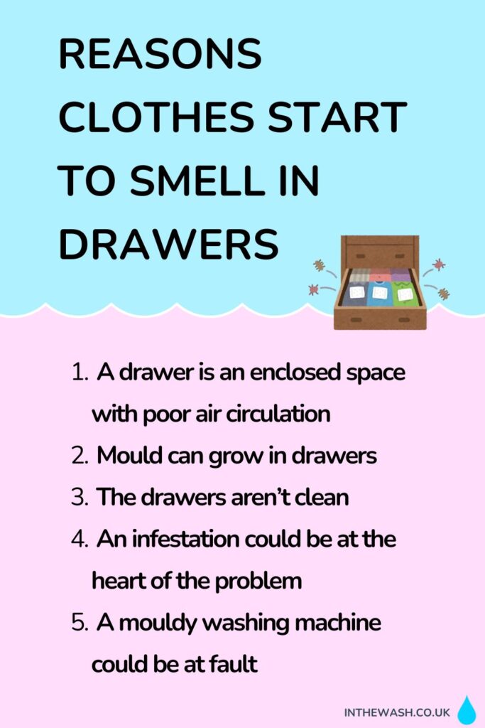 How to Stop Clothes Smelling Musty in Drawers