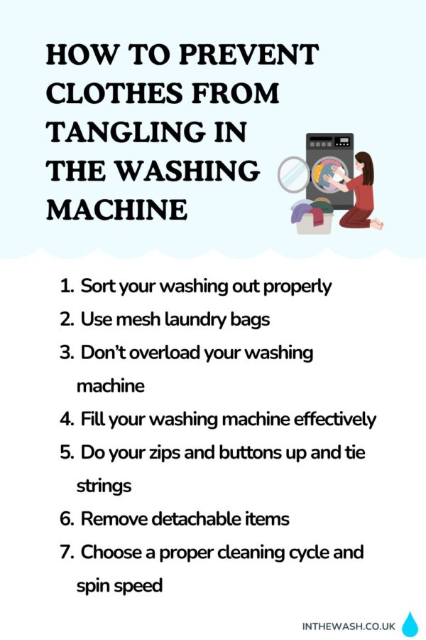 How to Stop Clothes Tangling in the Washing Machine