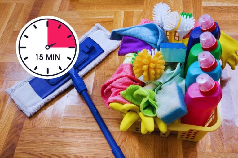 No Time to Clean? Try This 15 Minutes a Day Cleaning Schedule